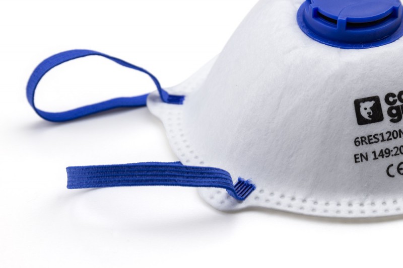 FFP2 NR FACE MASK WITH VALVE - Ganteline - Munkavédelem. A biztonság ...